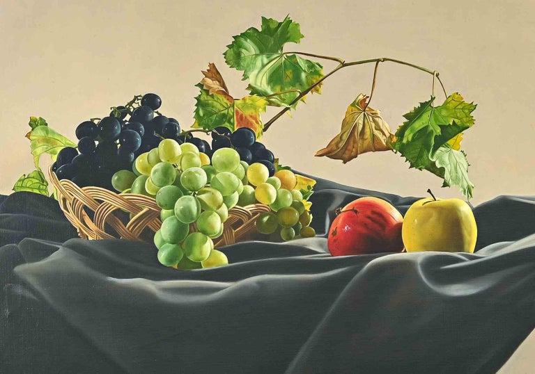 Stefano Turchetti - Still Life with Fruit - Oil Paint on Canvas by ...