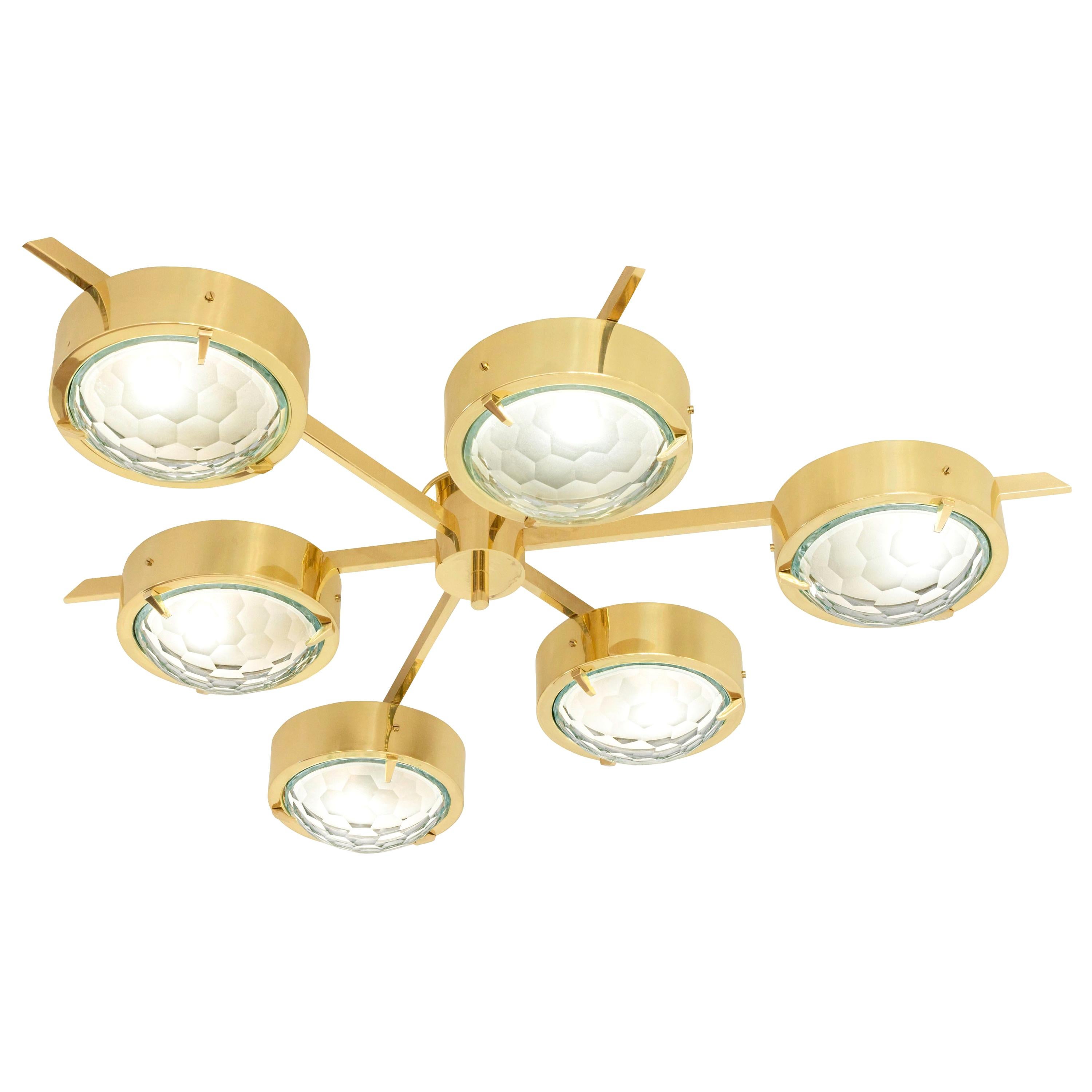 Ceiling Light by I.P. Frink 1880s USA Originally Oil Lit, Converted to ...