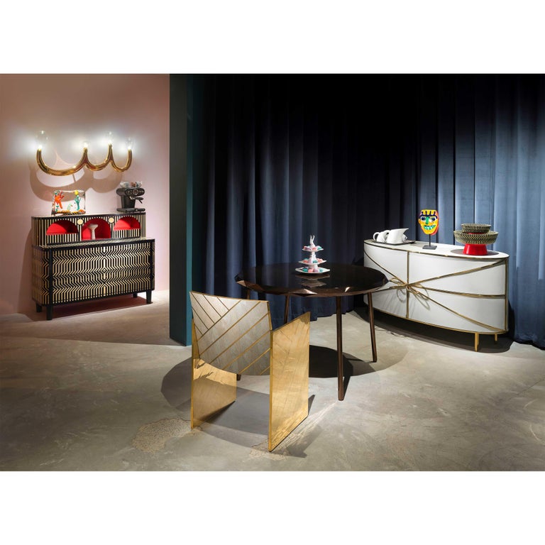 Stella Dining Table Rose Gold by Nika Zupanc For Sale at 1stDibs