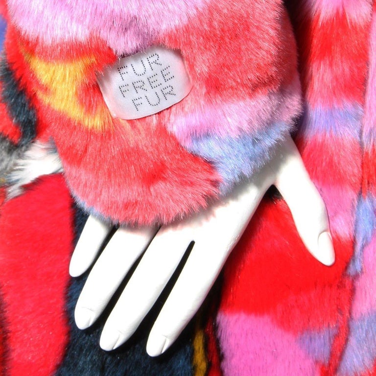 Stella McCartney Beatles Faux Fur Coat at 1stDibs | stella mccartney ...