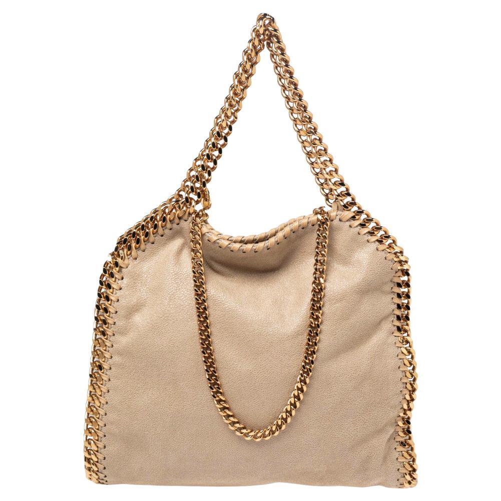 Stella McCartney Faux-Leather Star Embossed Tote Bag For Sale at 1stDibs