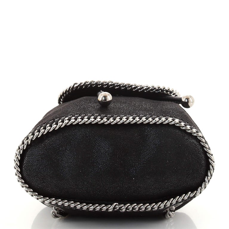 Stella McCartney Falabella Backpack Shaggy Deer Mini For Sale at 1stDibs