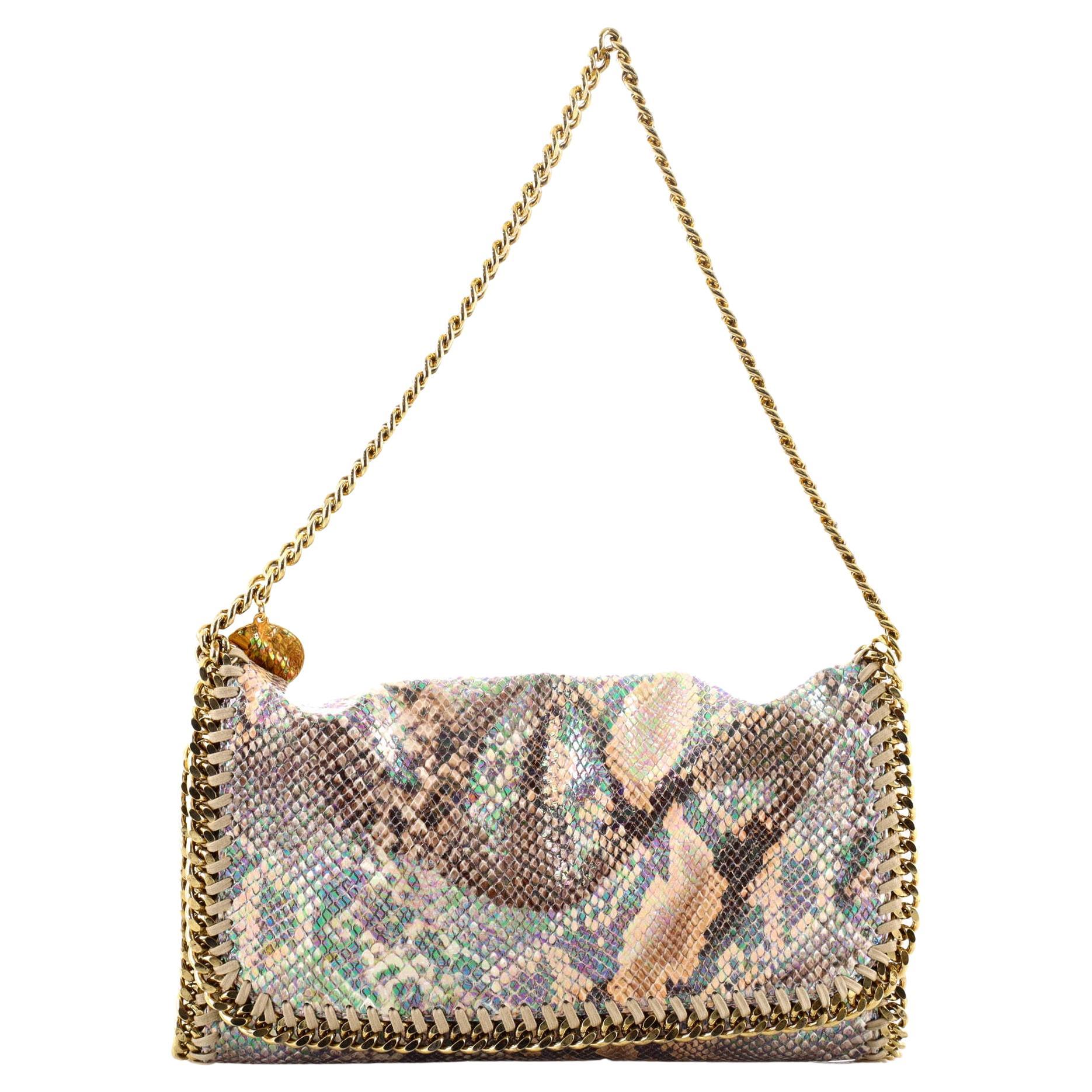 Stella McCartney Python Effect Falabella Tote Bag For Sale at 1stDibs