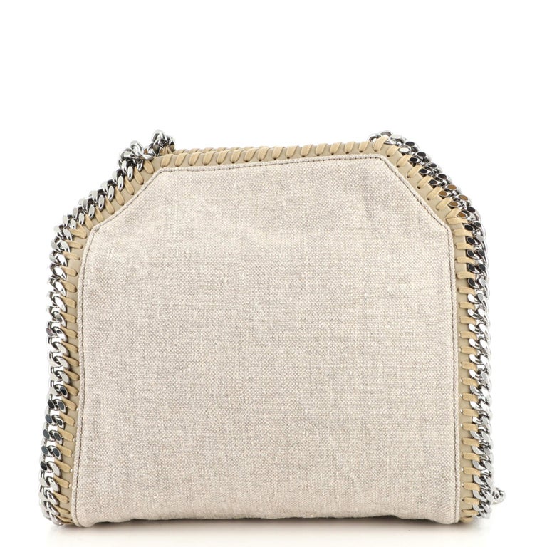 Stella McCartney Falabella Fold Over Bag Canvas Mini For Sale at 1stDibs