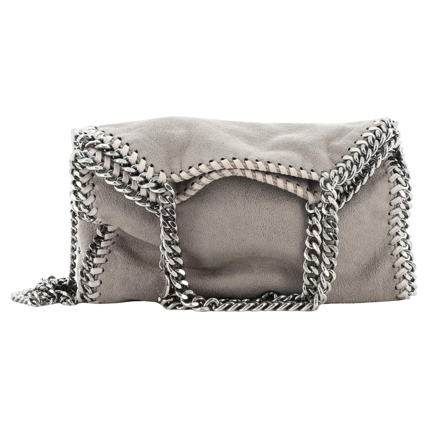 Stella McCartney Falabella Box Shoulder Bag Crocodile Embossed Faux ...