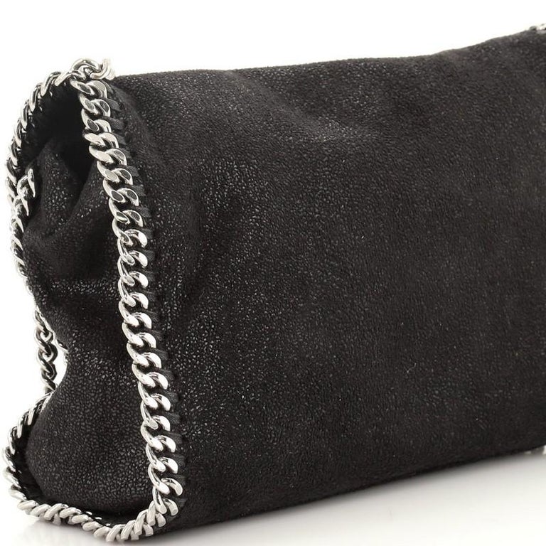 Stella McCartney Falabella Fold Over Flap Crossbody Bag Shaggy Deer ...