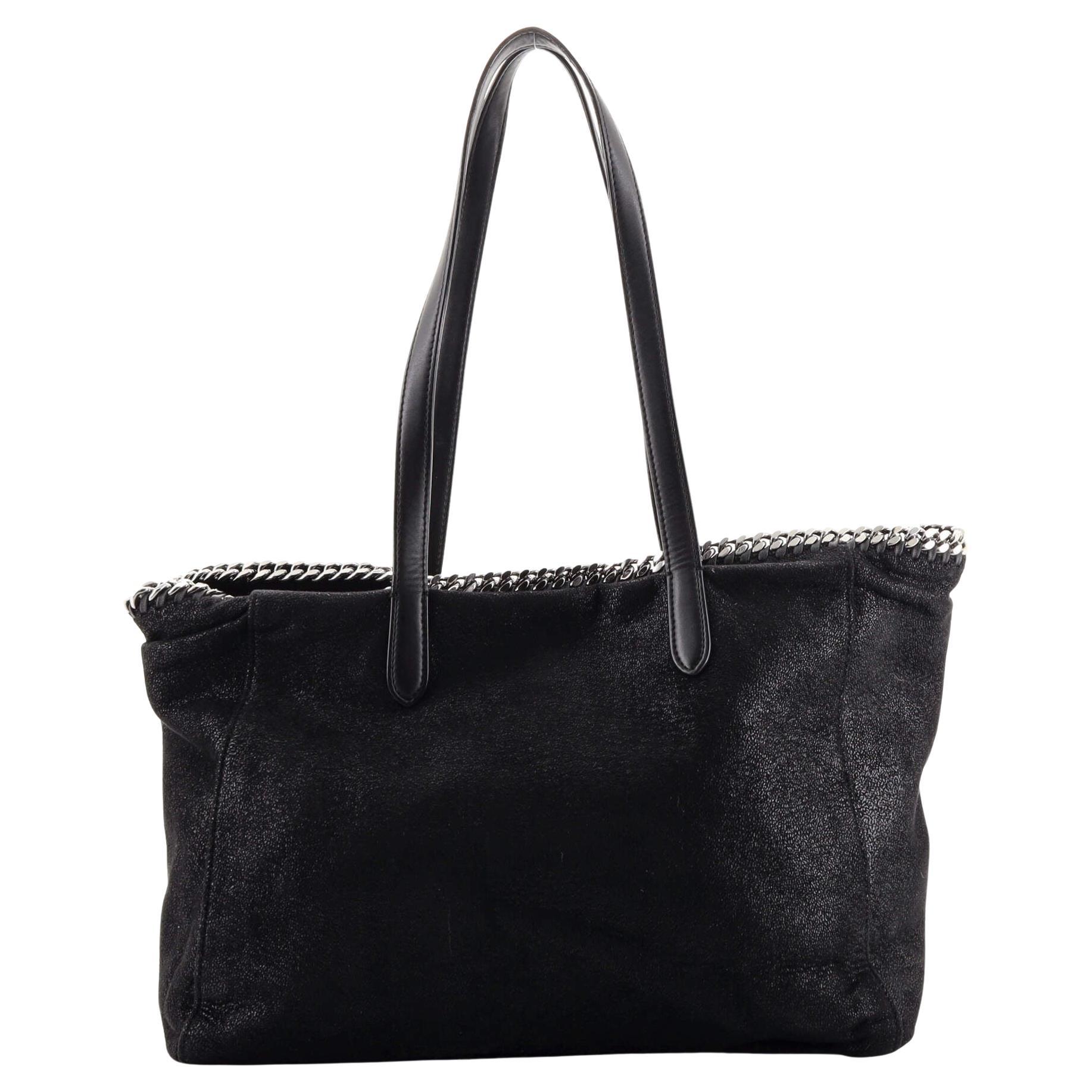 Stella McCartney Blue Denim Embroidered Mini Falabella Tote For Sale at ...