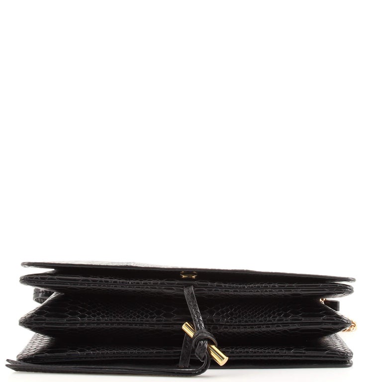 Stella McCartney Flo Shoulder Bag Faux Python Medium For Sale at 1stDibs