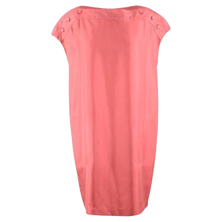 Stella McCartney Pink Silk Shift Dress For Sale at 1stDibs