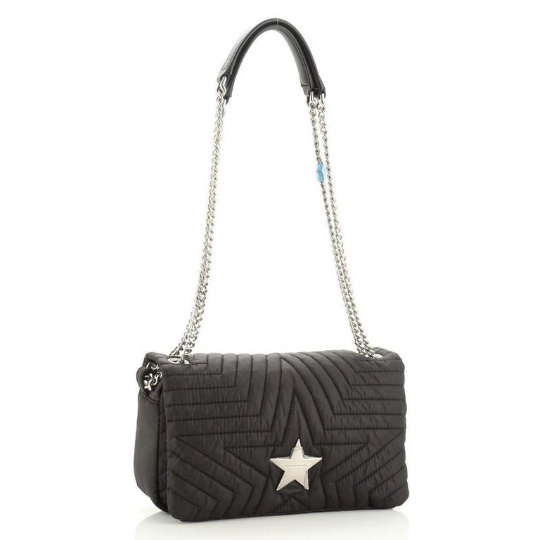 Stella McCartney Star Flap Crossbody Bag Quilted Nylon Small at 1stDibs ...