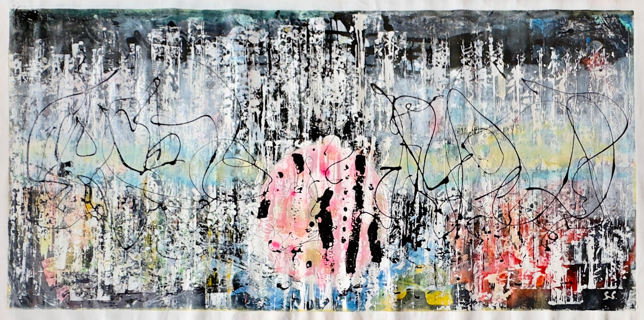 Stella Michaels - Sherlock Holmes, Abstract Expressionism, acrylic ...