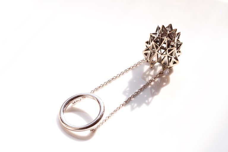 18k Gold and Diamond Stella Thimble Ring For Sale at 1stDibs