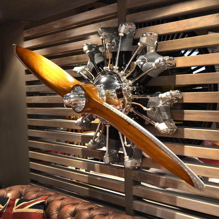 Stellar Aircraft Engine with Propeller Wall Decoration For Sale at ...