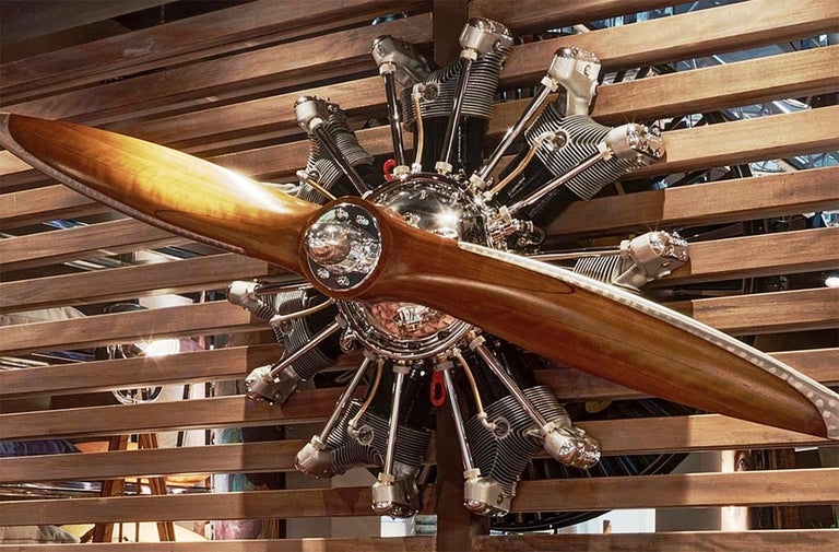 Stellar Aircraft Engine with Propeller Wall Decoration For Sale at ...