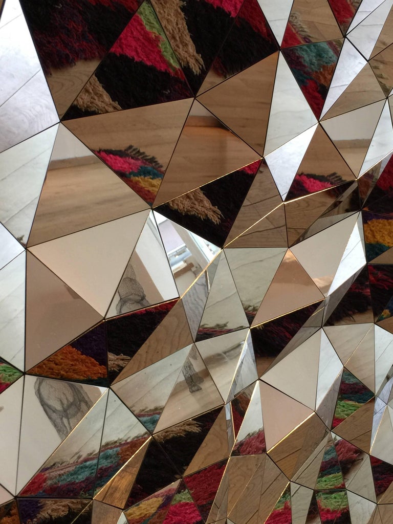 'Stellar' Mirrored Steel Cabinet by Jake Phipps For Sale at 1stDibs