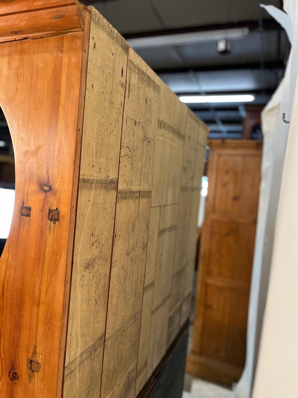 Stepback English Pine Hutch For Sale at 1stDibs