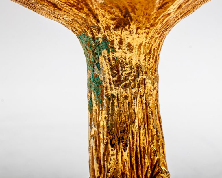 Stephane Galerneau Flower Candlesticks, Pair For Sale at 1stDibs
