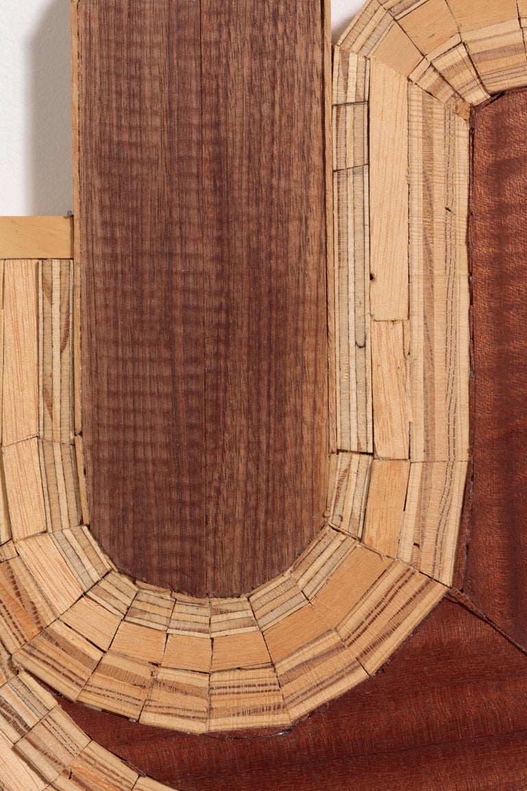 Stephanie Beck - Mosaic #3, Sculptural “Drawings" Made of Plywood, Wood ...