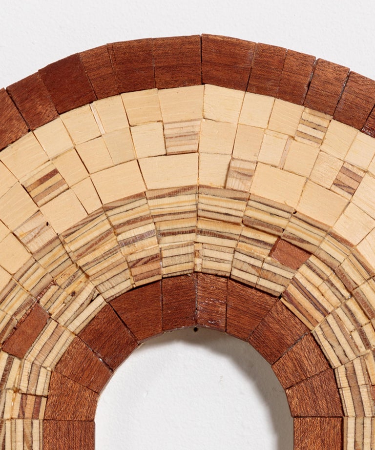 Stephanie Beck - Mosaic #5, Sculptural “Drawings" Made of Plywood, Wood ...