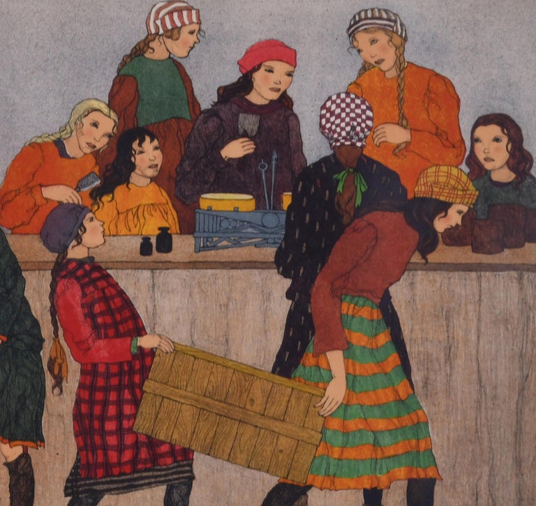 Stephanie Kraus - School Girls of Vienna Packing Rations from England ...