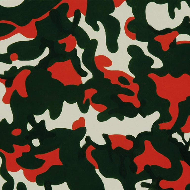 Stephanie Peek - Uniform Language "Camo" 52 paintings For Sale at 1stDibs