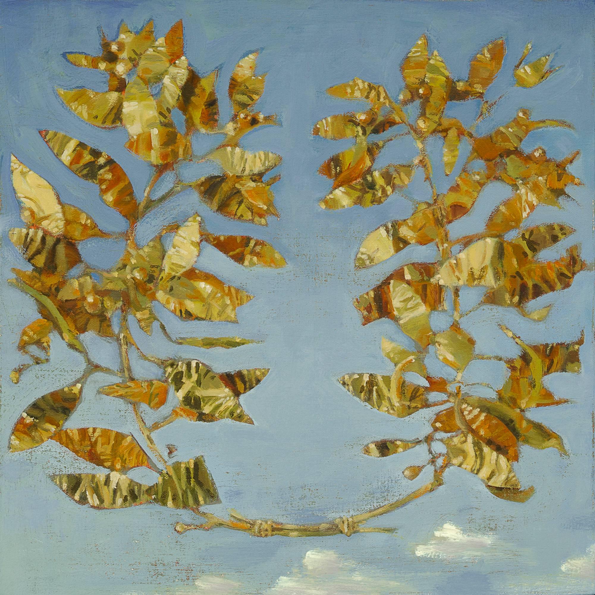 Milia Laufer - Israeli Large Vibrant Surrealist Flowers Oil Painting ...