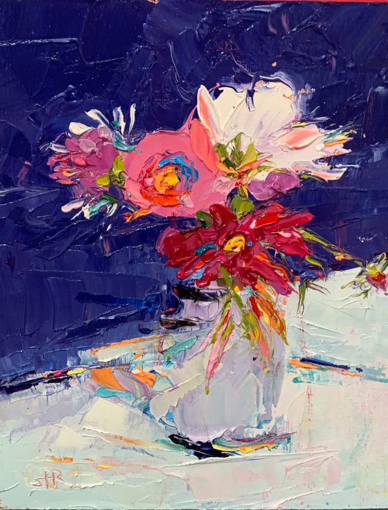 Stephanie Reiter - Purple Pink Still Life For Sale at 1stDibs