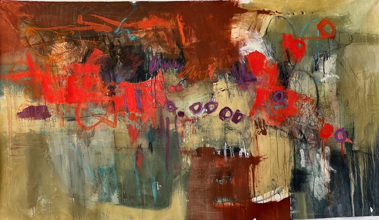 Stephanie Visser - Untitled #15 - acrylic on canvas For Sale at 1stDibs