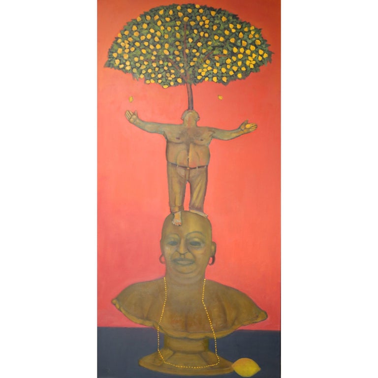 Stephen Basso - Antique Lemondrops persimmon red and rich gold ochre ...