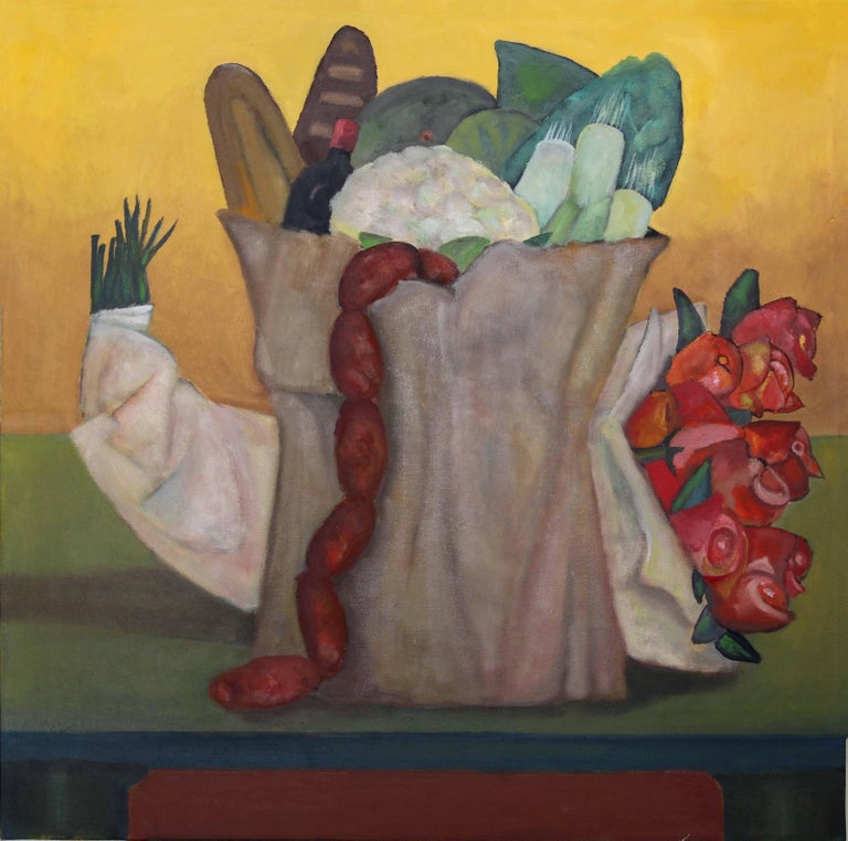 Stephen Basso - Breakaway bright colored still life vegetables and meat ...