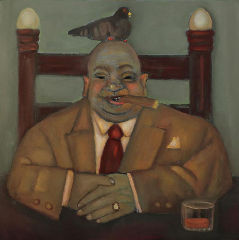 Stephen Basso - Dealmaker, businessman character study cigar bird ...