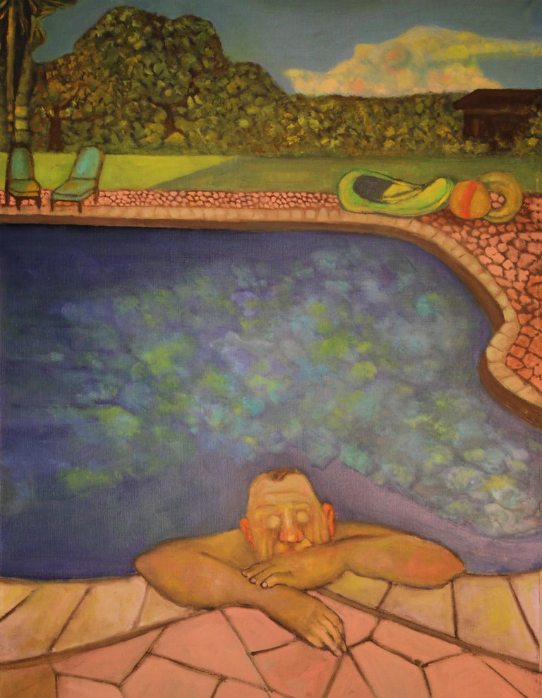 Stephen Basso - "Reflections" pool theme sunny colors florida suburbia ...