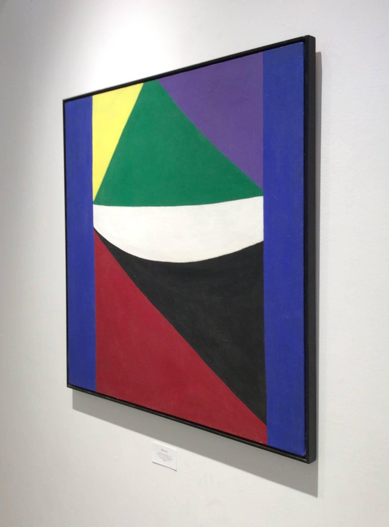 Stephen Brophy - Hammock I (Square Abstract Geometric Painting on ...