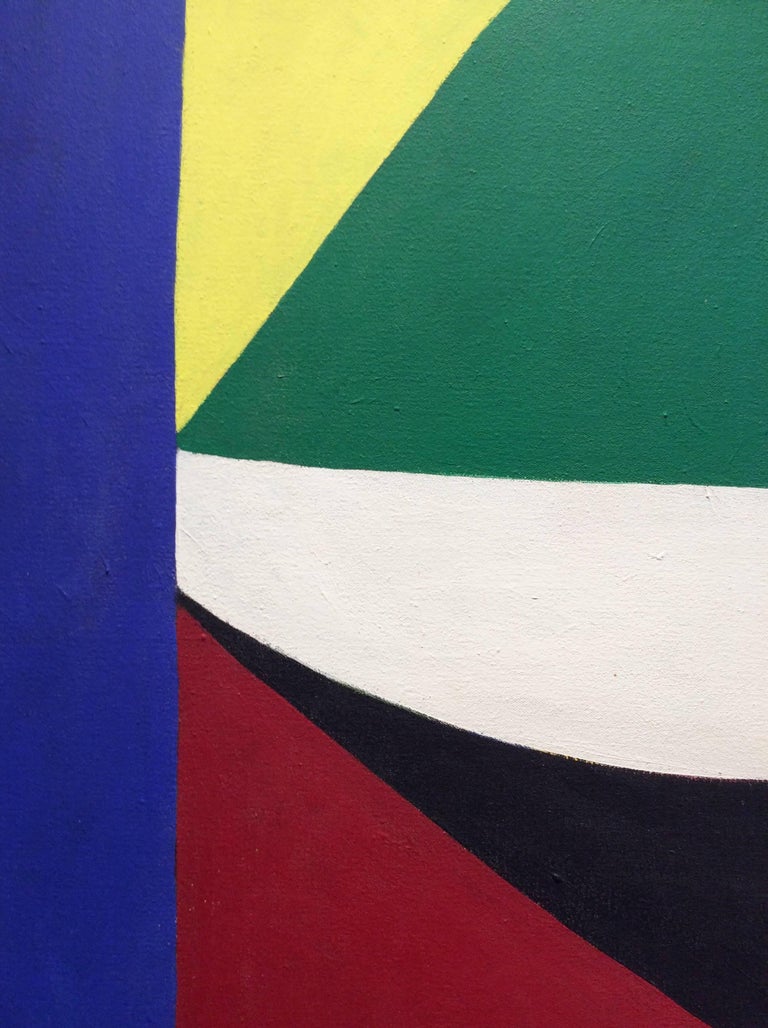 Stephen Brophy - Hammock I (Square Abstract Geometric Painting on ...