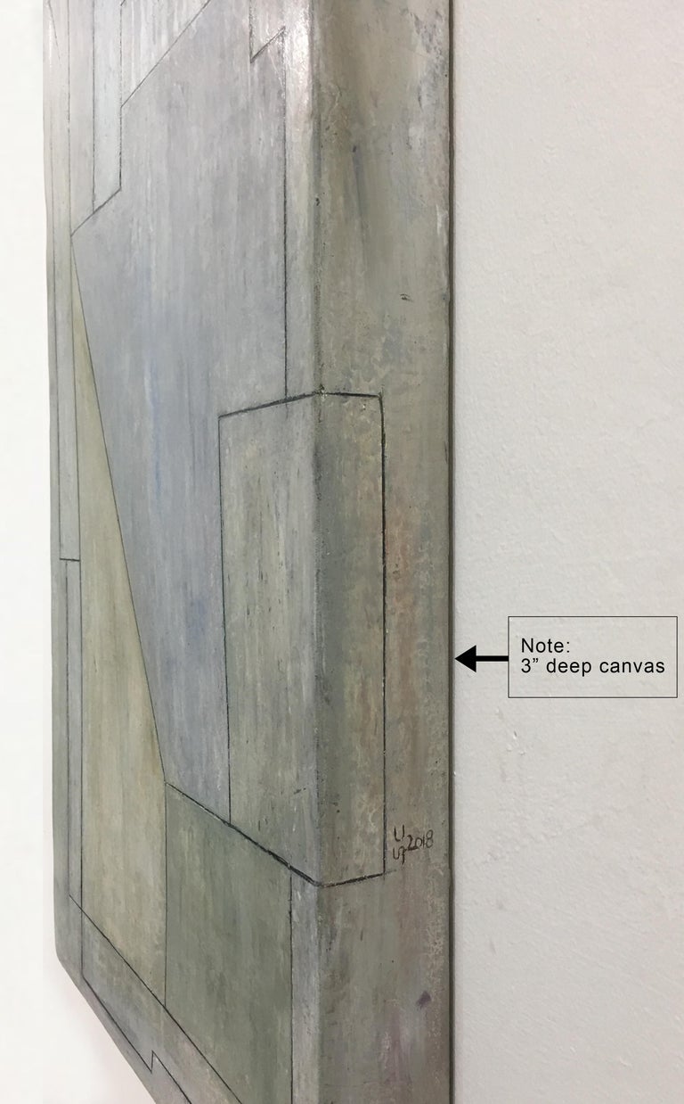 Stephen Cimini - 35x20x3 in. Oil painting ES Contemporary oil painting ...