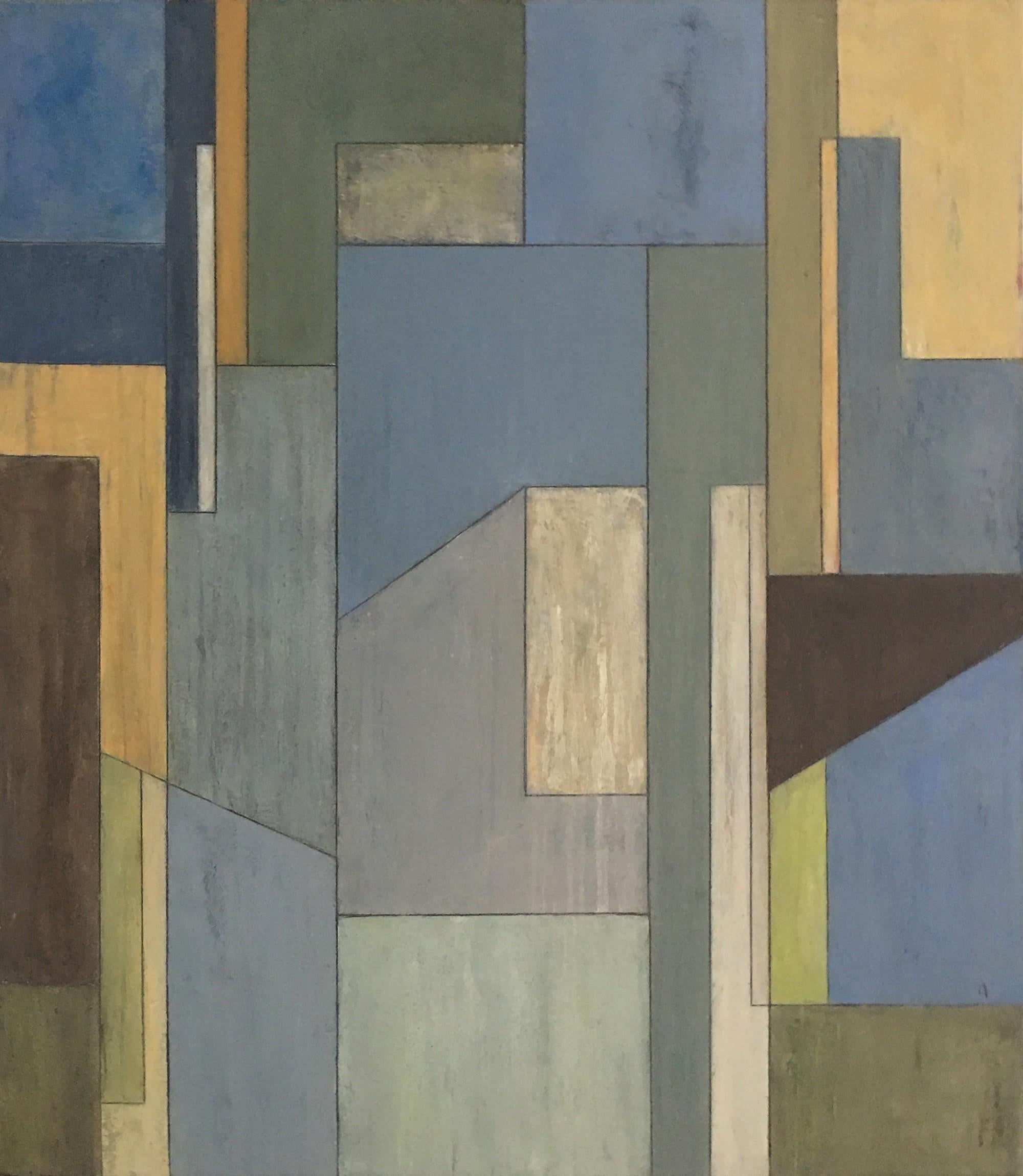 Stephen Cimini - 28x28x2" Contemporary oil painting - Strong For Sale ...