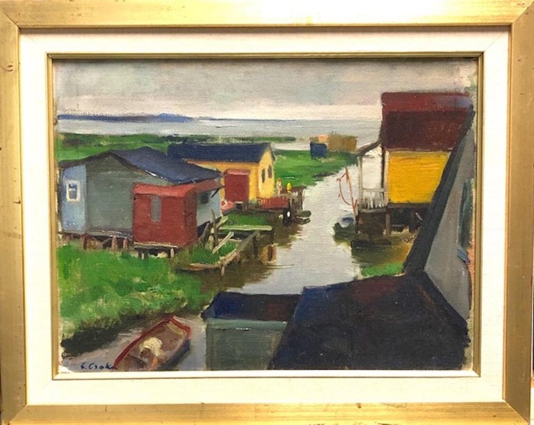 Stephen Csoka - Hook Creek Hungarian American European Modernism WPA ...