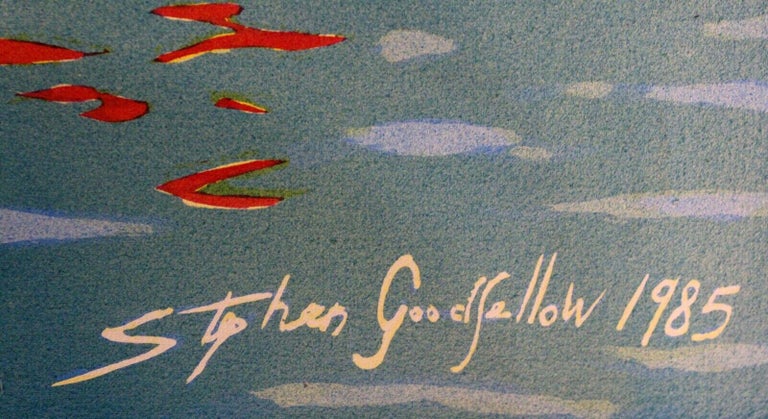 Stephen Goodfellow Acrylic on Canvas Sunday on Belle Isle Part of ...