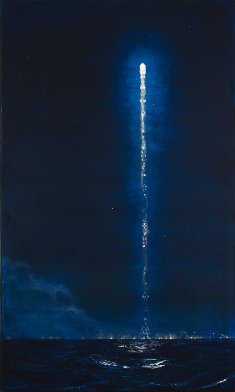 Stephen Hannock - Indigo Rocket for Mark (Mass MoCA #304) For Sale at ...