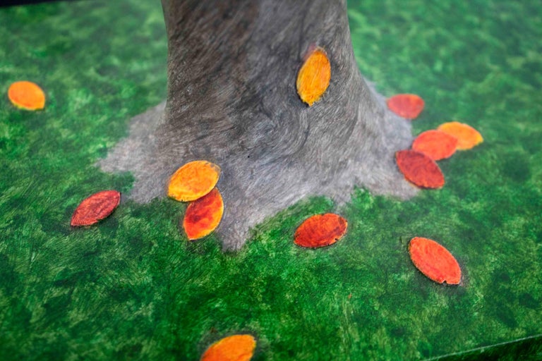 Stephen Hansen Fall Papier Mache Table Sculpture, 1980's For Sale at ...