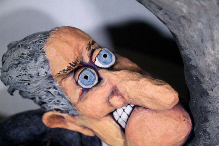 Stephen Hansen Untouchable Signed 1992 Papier Mache Caricature Wall ...