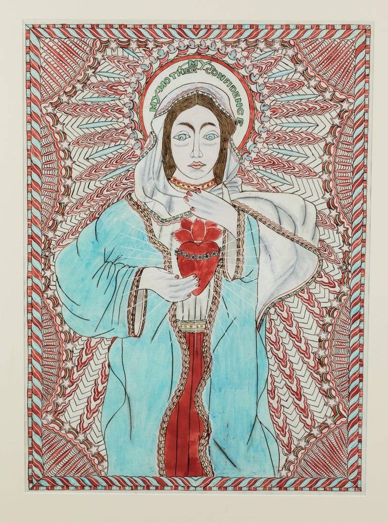 Stephen JM Palmer Sacred Heart My Mother My Confidence Outsider Art ...