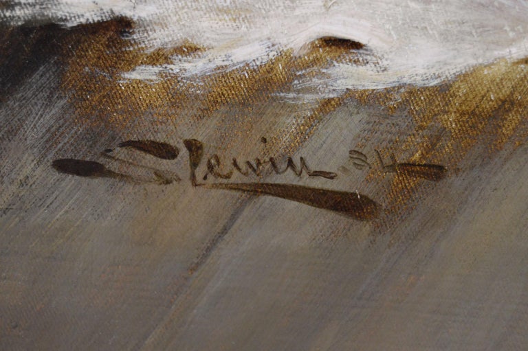 Stephen Lewin - 19th Century genre historical oil painting of a ...