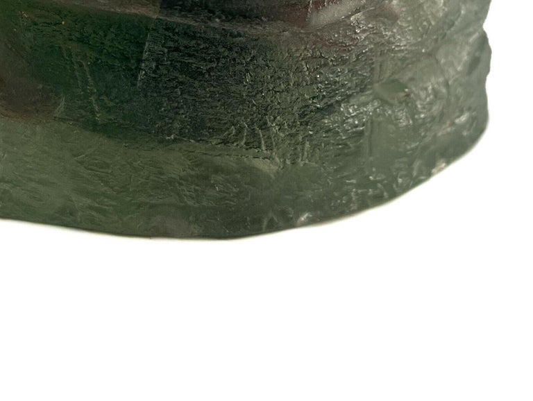 Stephen Lorson Glass Head Sculpture, George, 1995 For Sale at 1stDibs