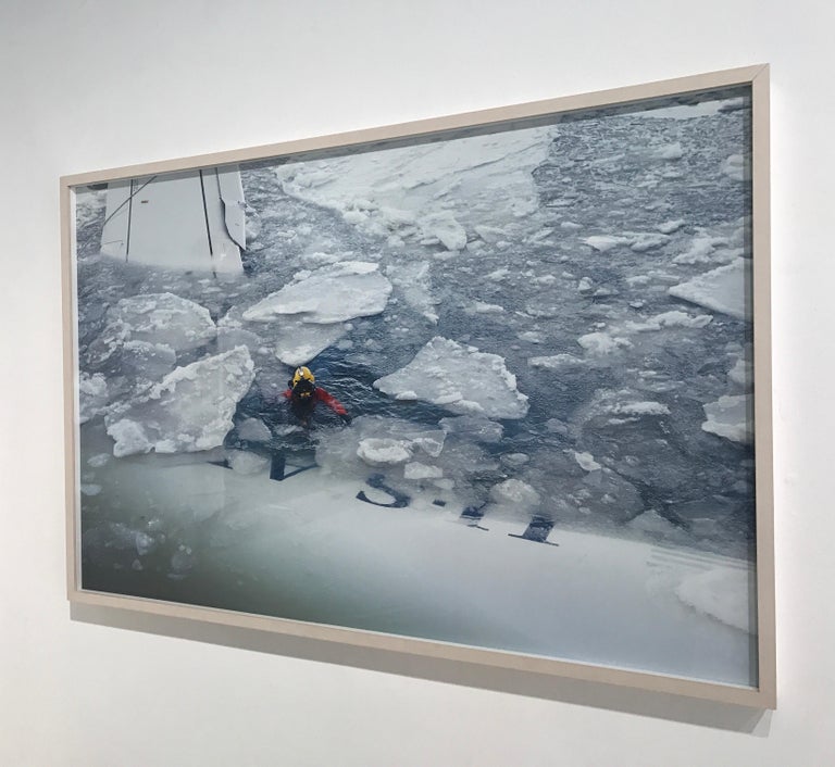 Stephen Mallon - "Diver in Icy Water" Edition of 5 - 30"x45" limited ...