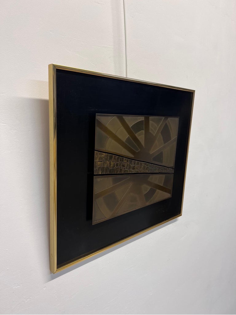 Stephen Michael Levinson Sculpted Bronze Wall Art, Vintage, 1970s For ...