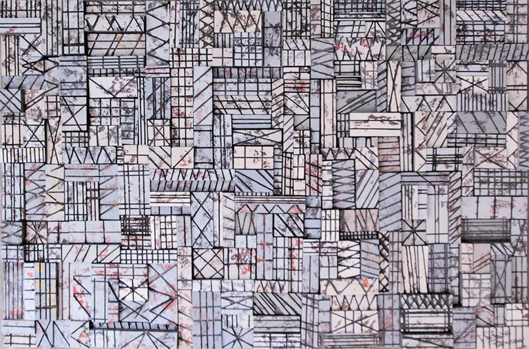 Stephen Walling - BATIQUE (Abstract Geometric 3D Wooden Wall Sculpture ...