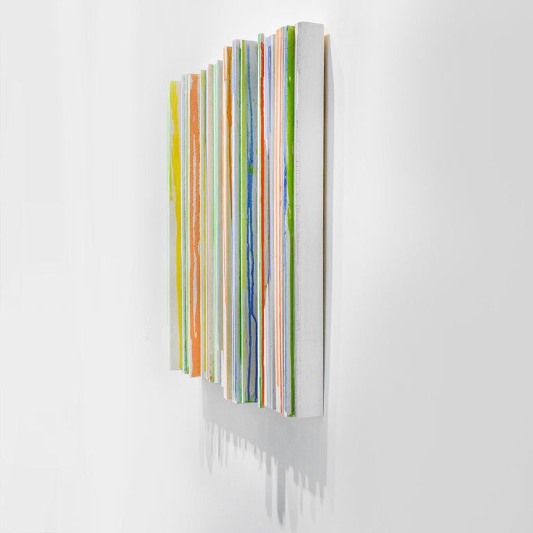 Stephen Walling - Dribbles and Drips (Abstract 3-D Wood Wall Sculpture ...