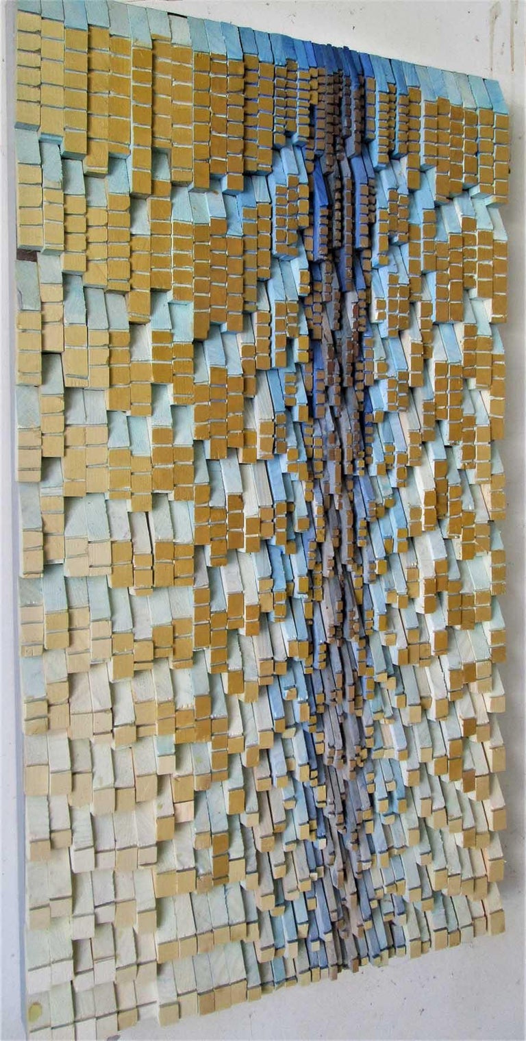 Stephen Walling - Lavalier (Vertical 3D Wooden Wall Sculpture) by ...