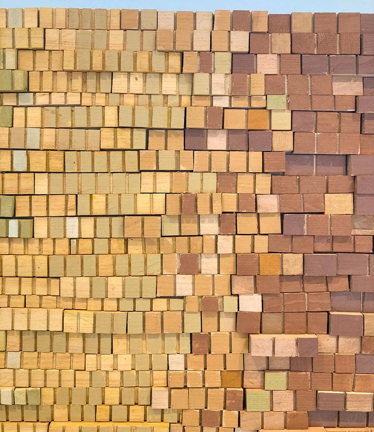 Stephen Walling - Momentum: Abstract Geometric Wall Sculpture in Earth ...